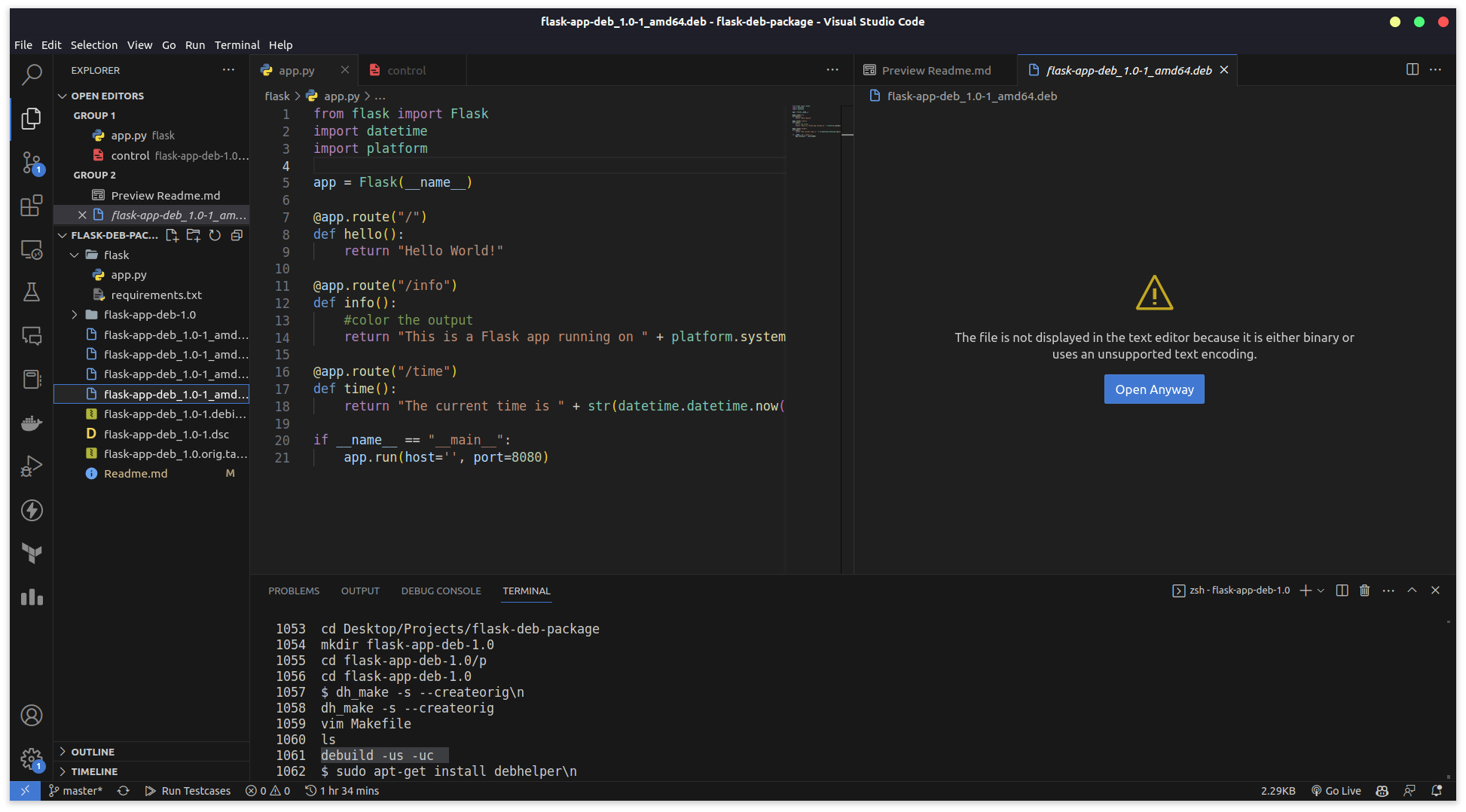 Ubuntudebian Deb Package For Better Installation Of Any Software Flask Deb Package